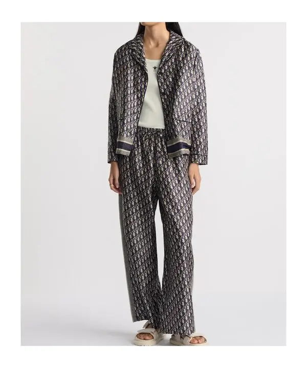 Dior Jacquard Pattern Coat