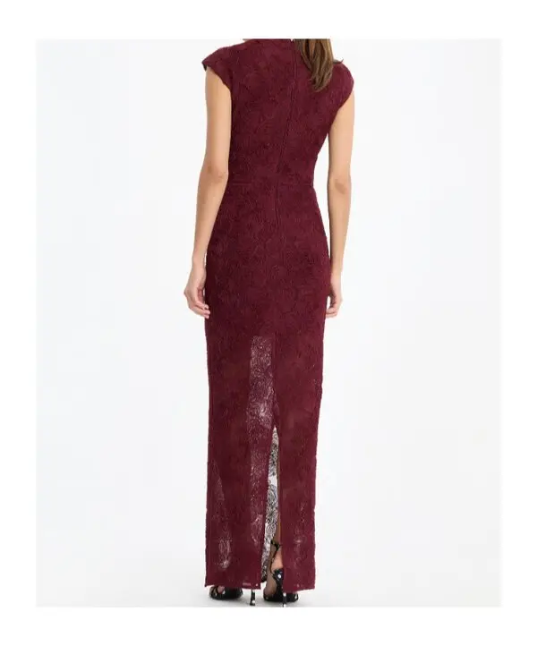 ROTATE BY BIRGER CHRISTENSEN Floral Maxi Dress