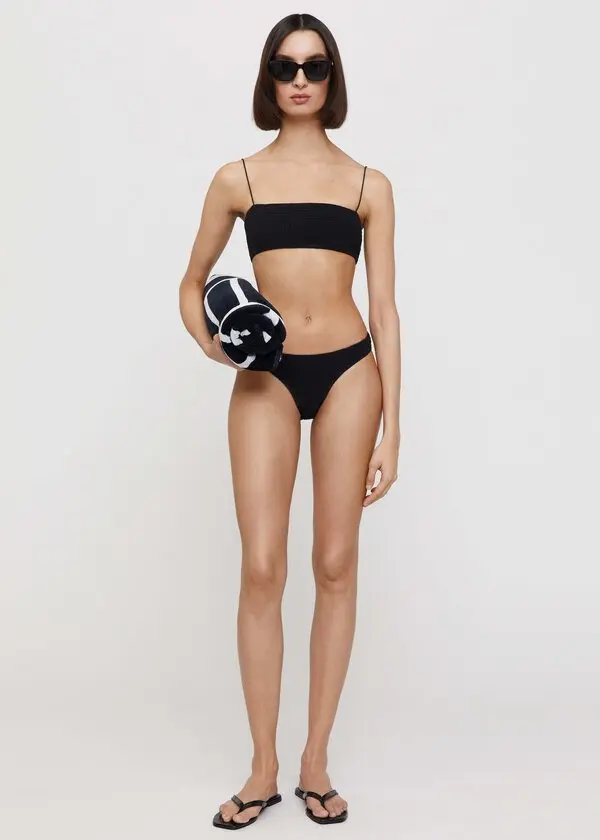 TOTEME Smocked-finish Bikini Bottoms