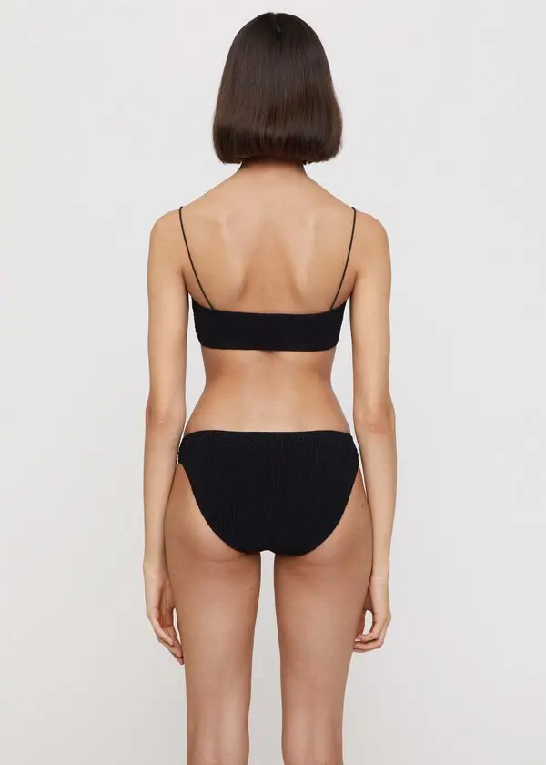 TOTEME Smocked-finish Bikini Bottoms