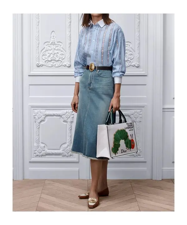 Dior Dioriviera Embroidered Cropped Blouse