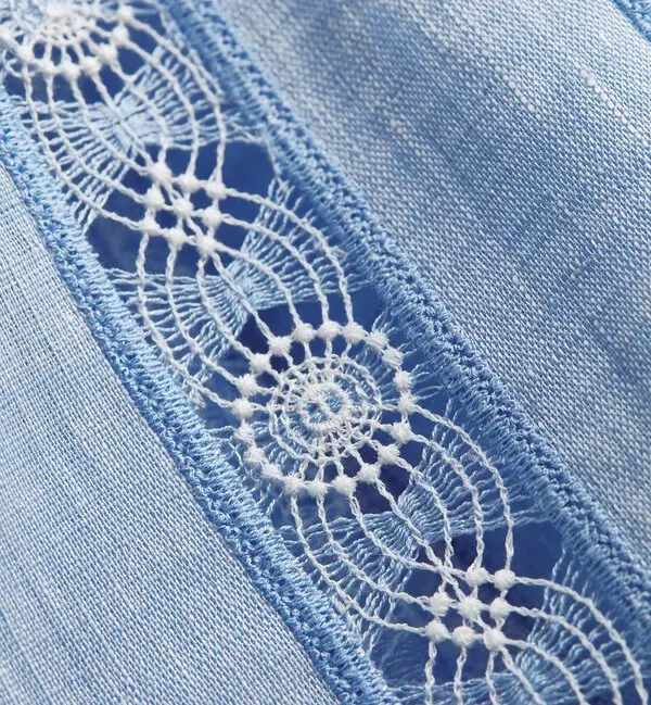 Dior Dioriviera Embroidered Cropped Blouse