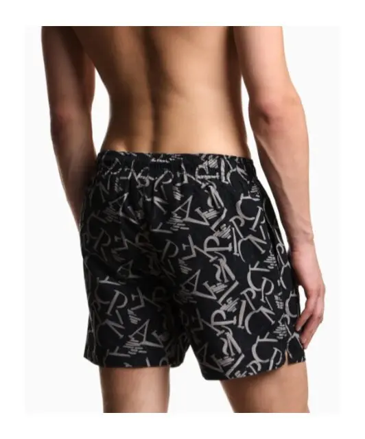 Emporio Armani Straight-leg Printed Swim Shorts