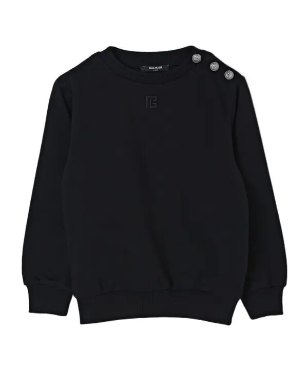 Balmain Long-sleeved Sweatshirt - Black