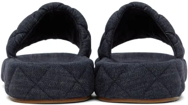 Bottega Veneta Quilted Flat Slippers