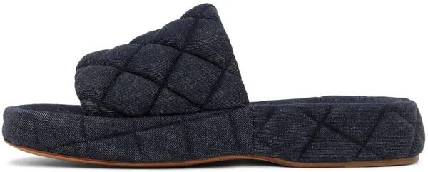 Bottega Veneta Quilted Flat Slippers