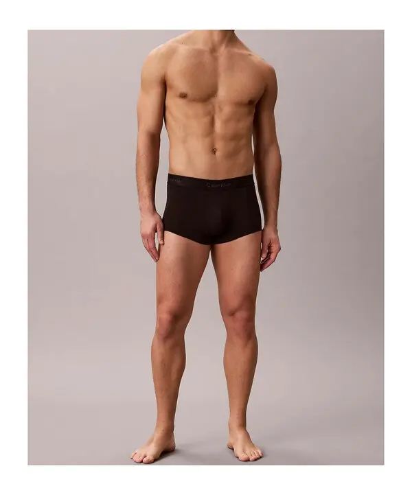 Calvin Klein 3 Pack Low Rise Trunks Icon Cotton Stretch