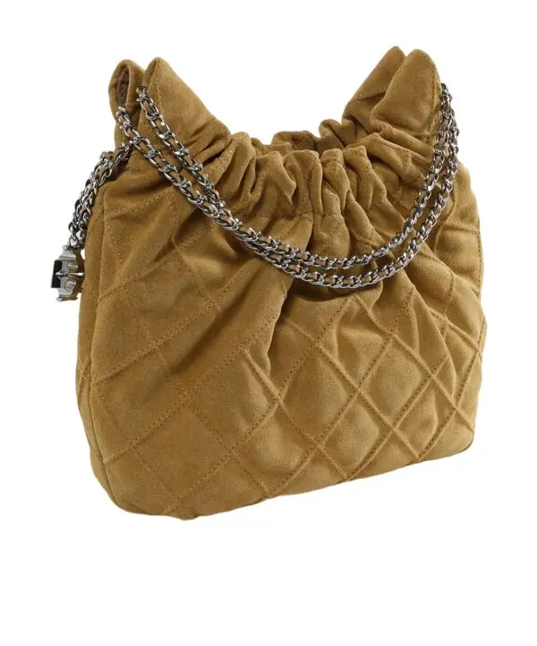 Tory Burch Fleming Mini Shoulder Bag - Brown