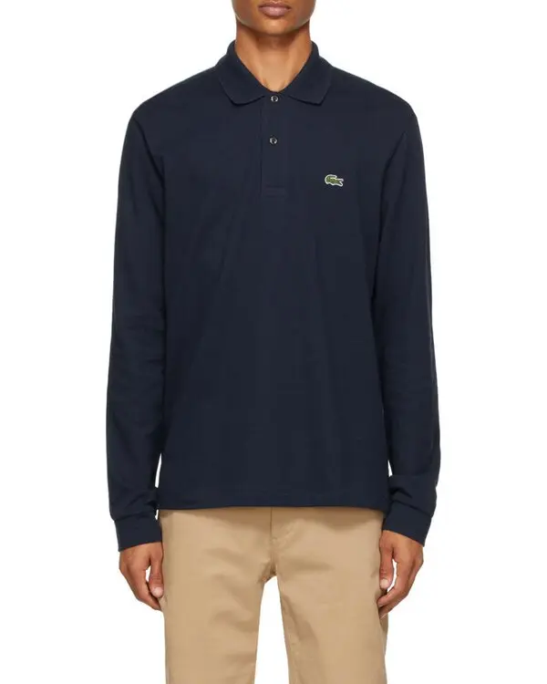 Lacoste Logo-patch Cotton Polo Shirt