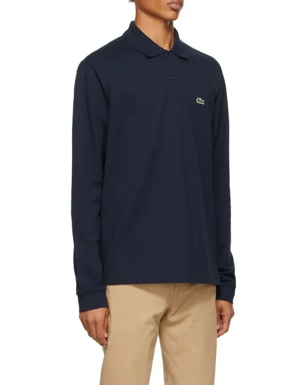 Lacoste Logo-patch Cotton Polo Shirt