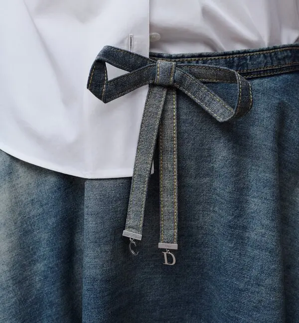 Dior Mid-length Belted Skirt