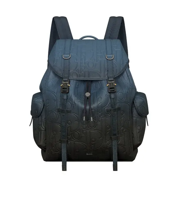Dior Hit The Road Backpack With Flap - Black