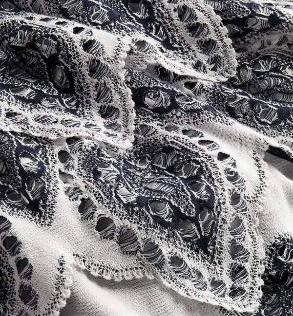 Dior Embroidered Ruffle Miniskirt