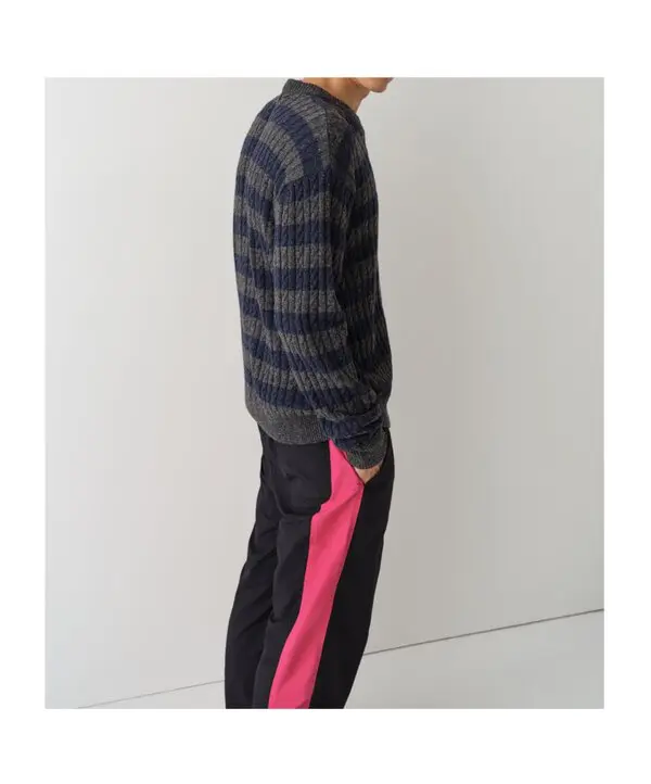 Gimaguas Martin Striped Cable-knit Jumper