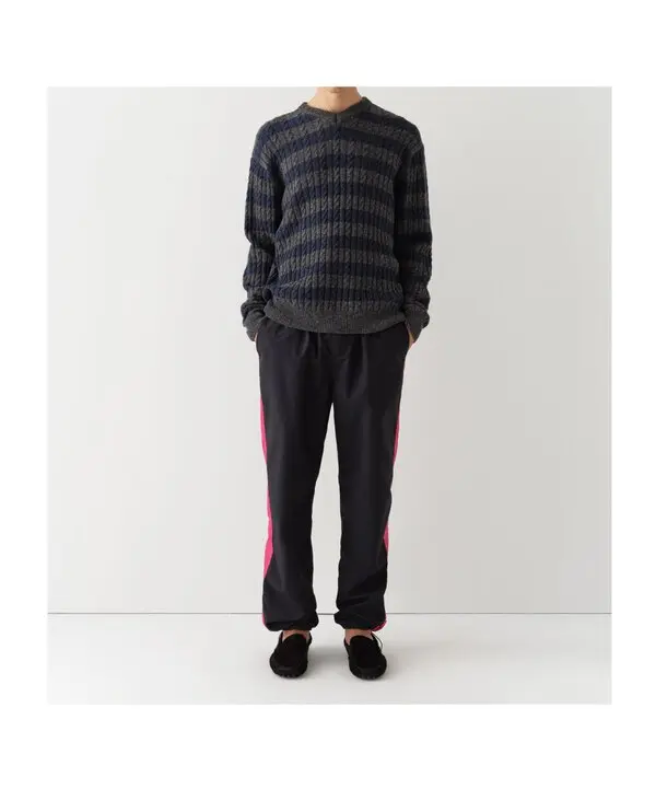 Gimaguas Martin Striped Cable-knit Jumper
