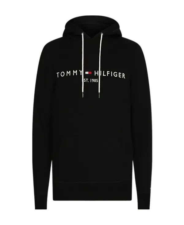 Tommy Hilfiger Logo Print Pullover Hoodie