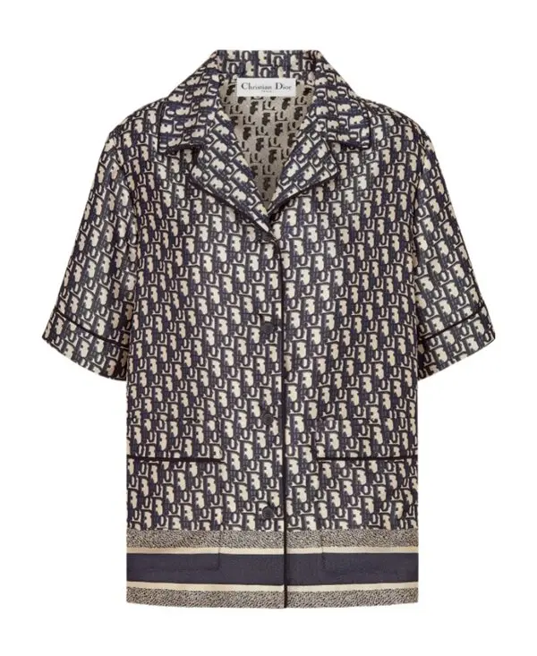 Dior Chez Moi Short-sleeved Shirt - Blue