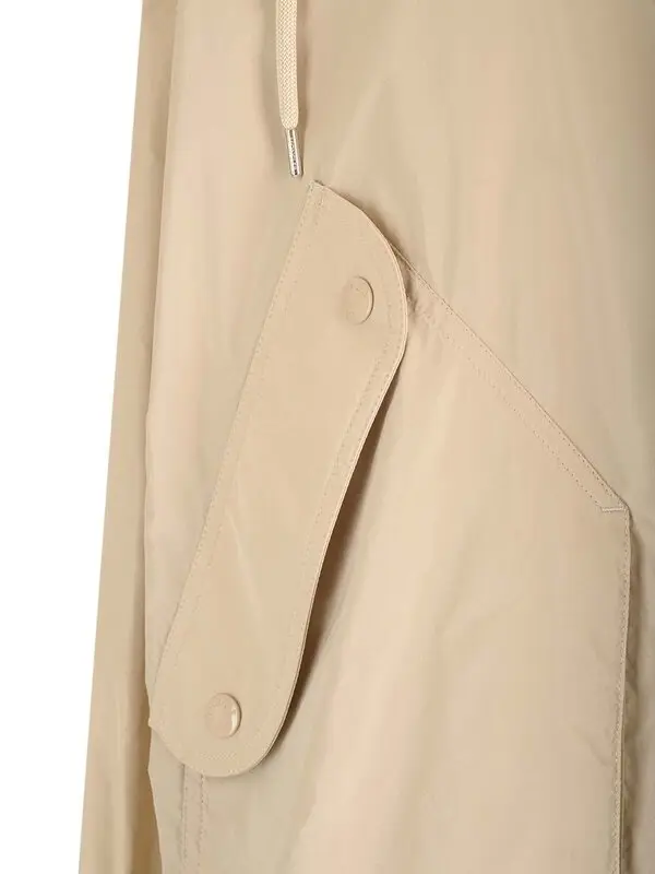 Moncler Melia Hooded Raincoat - Beige