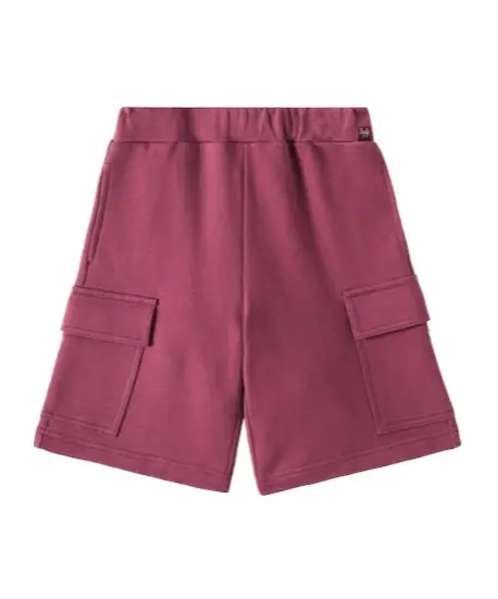 IL GUFO Cotton Jersey Cargo Shorts - Red