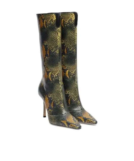 JIMMY CHOO Leather Knee-high Boots