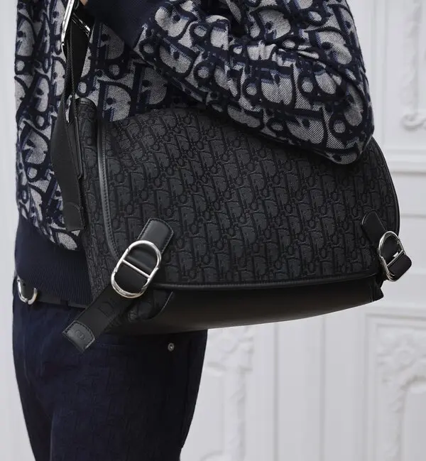 Dior Medium Jett Messenger Bag With Flap