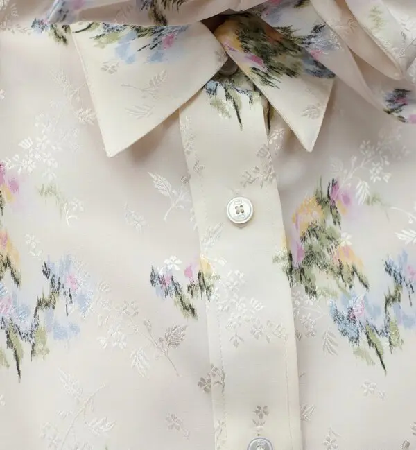 Dior Floral Bow Detail Shirt