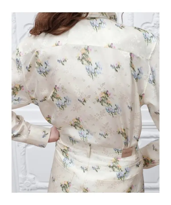 Dior Floral Bow Detail Shirt