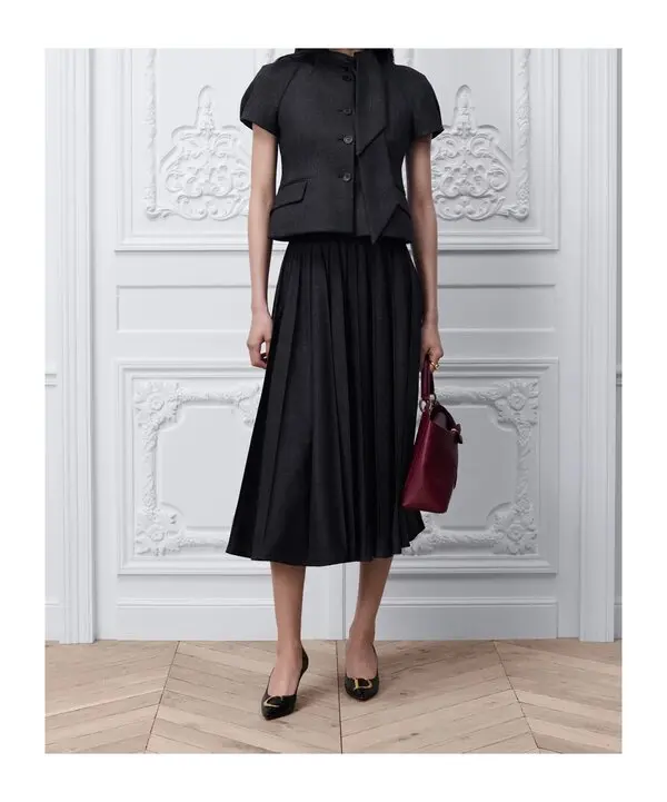 Dior Mid-length Pleated Skirt