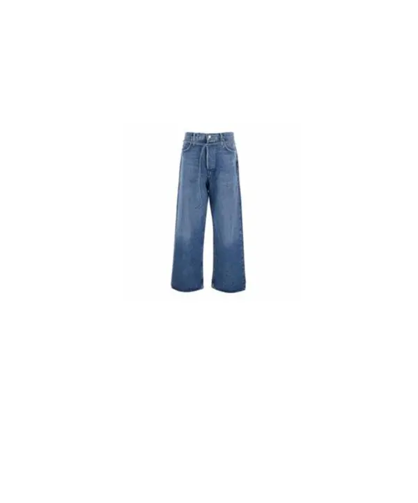 AGOLDE Emmi Belted Wide-leg Jeans - No