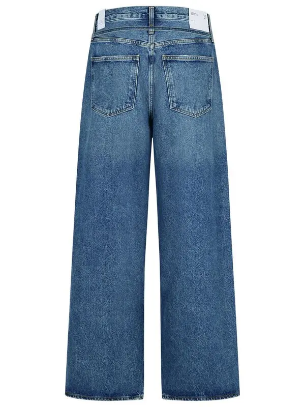 AGOLDE Emmi Belted Wide-leg Jeans - No