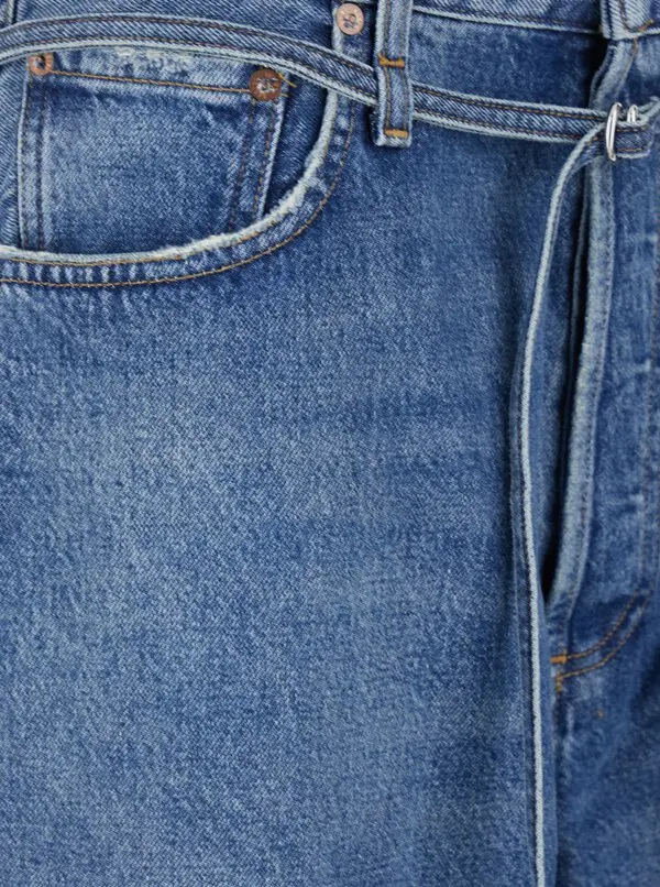 AGOLDE Emmi Belted Wide-leg Jeans - No