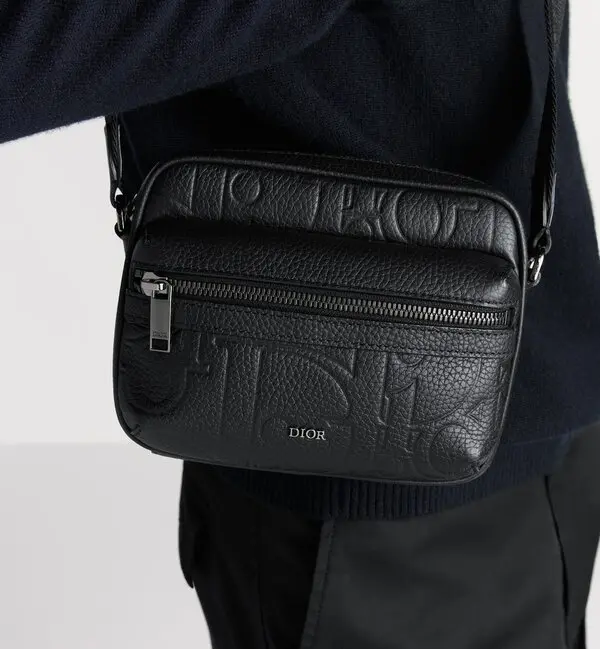 Dior Mini Rider 2.0 Zipped Messenger Bag