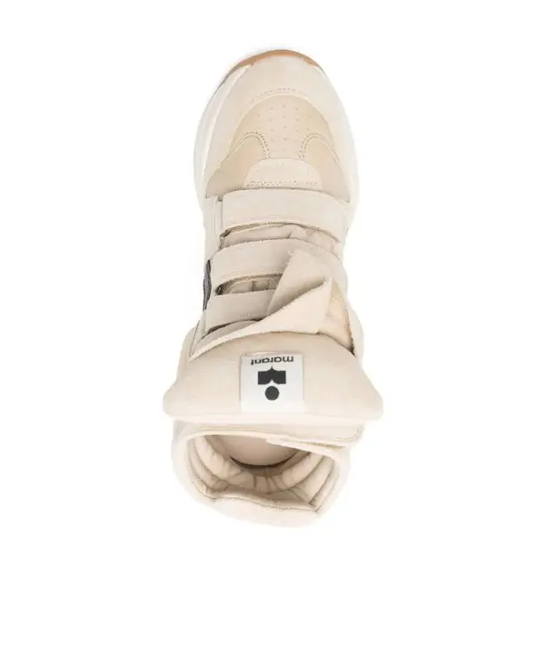 Isabel Marant Étoile Balskee High-top Touch Strap Sneakers