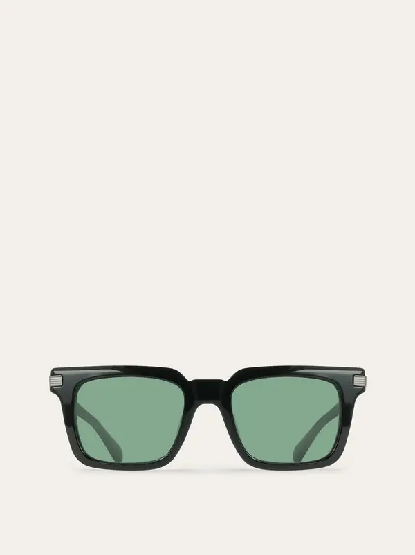 FERRAGAMO Rectangular Frame Sunglasses - Black