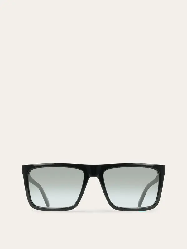 FERRAGAMO Rectangular Frame Sunglasses - Black