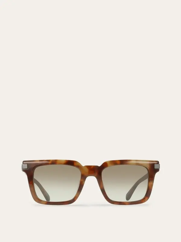 FERRAGAMO Rectangular Frame Sunglasses - Brown