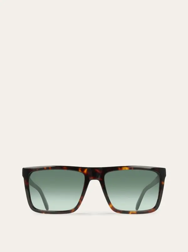 FERRAGAMO Rectangular Frame Sunglasses - Brown