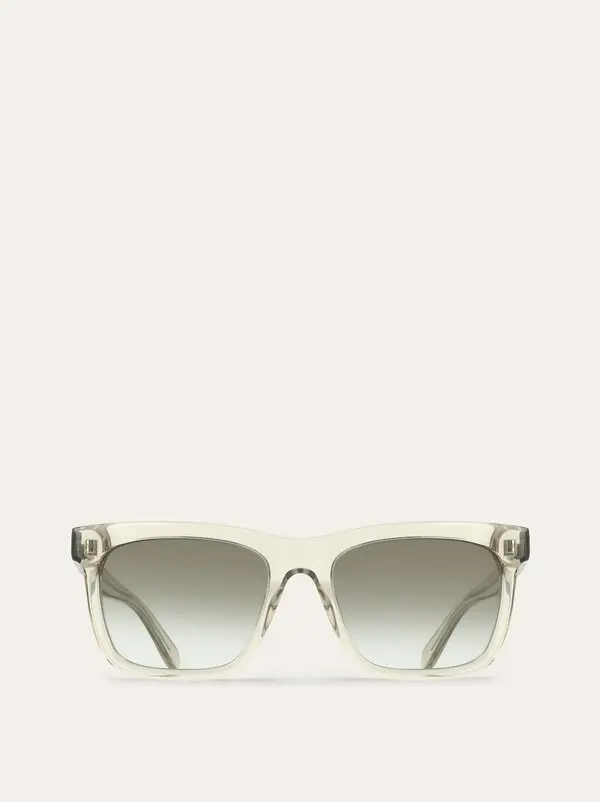 FERRAGAMO Rectangular Frame Sunglasses - Green