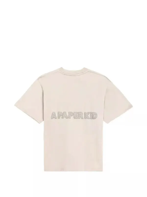 A PAPER KID Logo-embellished T-shirt