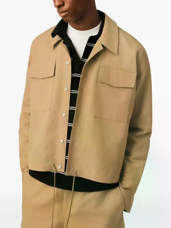 AMI Paris Cotton And Linen Long Sleeves Shirt