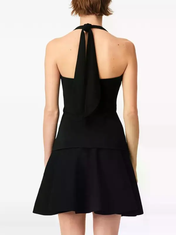AMI Paris Jersey Backless Top