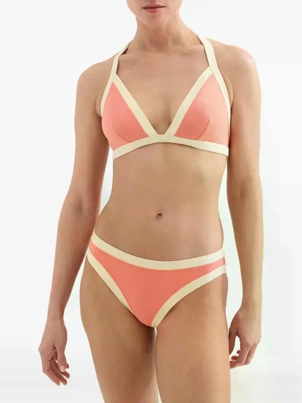 ERES Stapelia Contrast-trim Bandeau Bikini Top