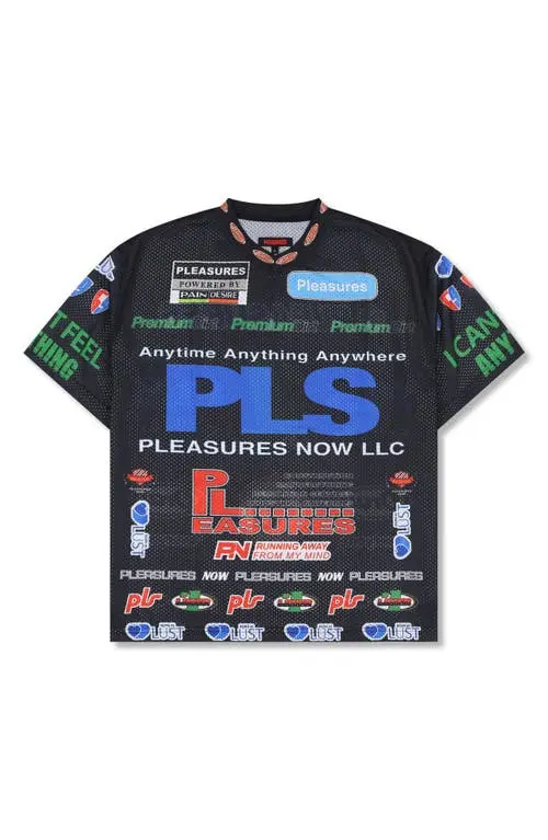PLEASURES Oral Graphic Mesh T-shirt