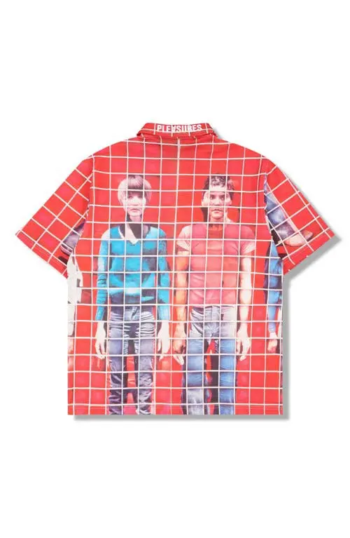PLEASURES Food Graphic Button-up Shirt