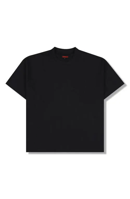 PLEASURES Twitch Cotton Mesh T-shirt - Black
