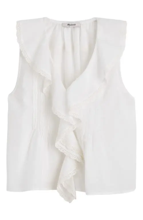 Madewell Blaire Ruffle Sleeveless Top