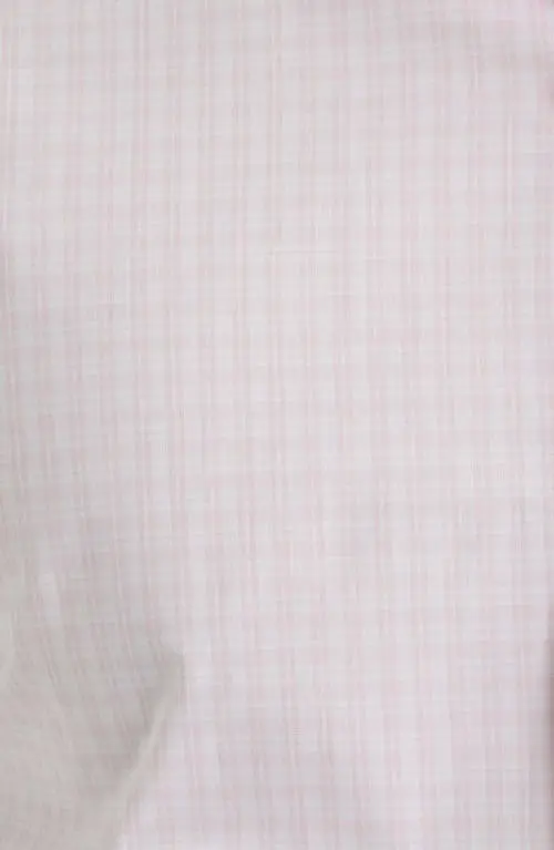 BOSS Hank Slim Fit Check Stretch Cotton Dress Shirt - Pink