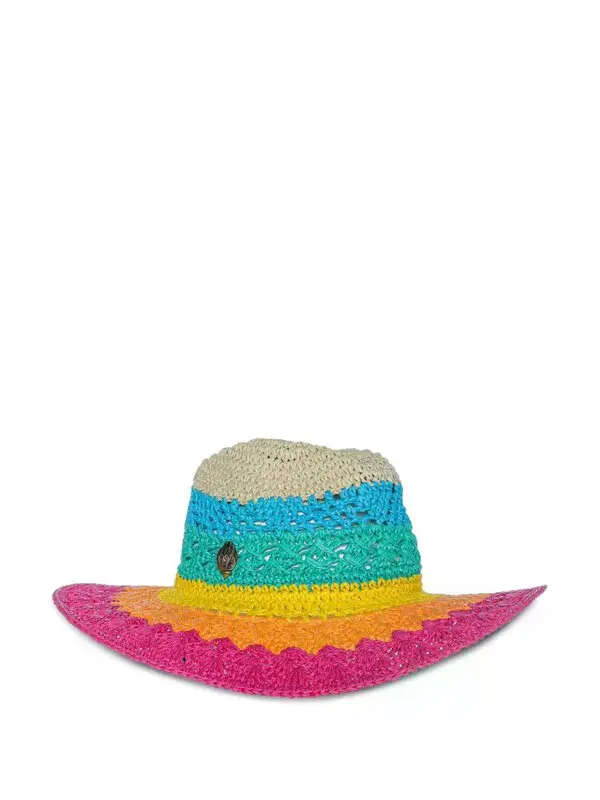 Kurt Geiger Rainbow Woven Fedora