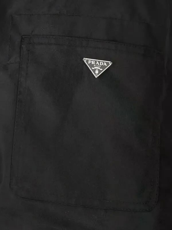 Prada Logo Plaque Trousers