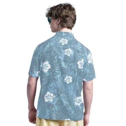 MARGARITAVILLE Cincinnati Reds Palm Shade Party Button-up Shirt